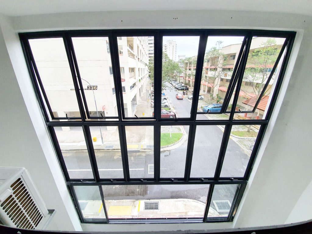 Stunning HDB Maisonette Balcony Windows | ZGH Aluminium